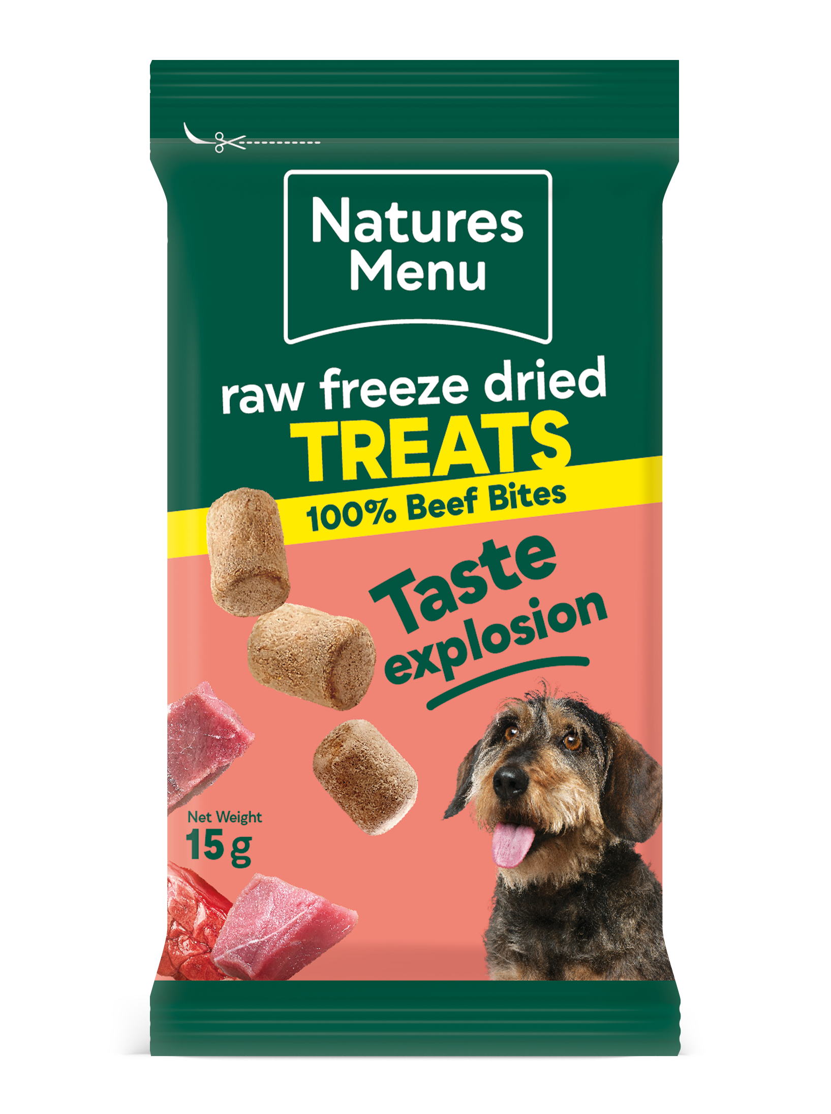 Beef | Raw Freeze Dried Bites | Natures Menu